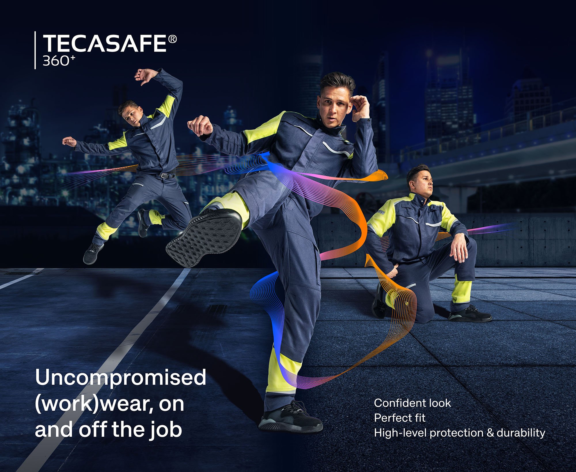Tecasafe® 360+ - Uncompromised (work)wear, on and off the job.